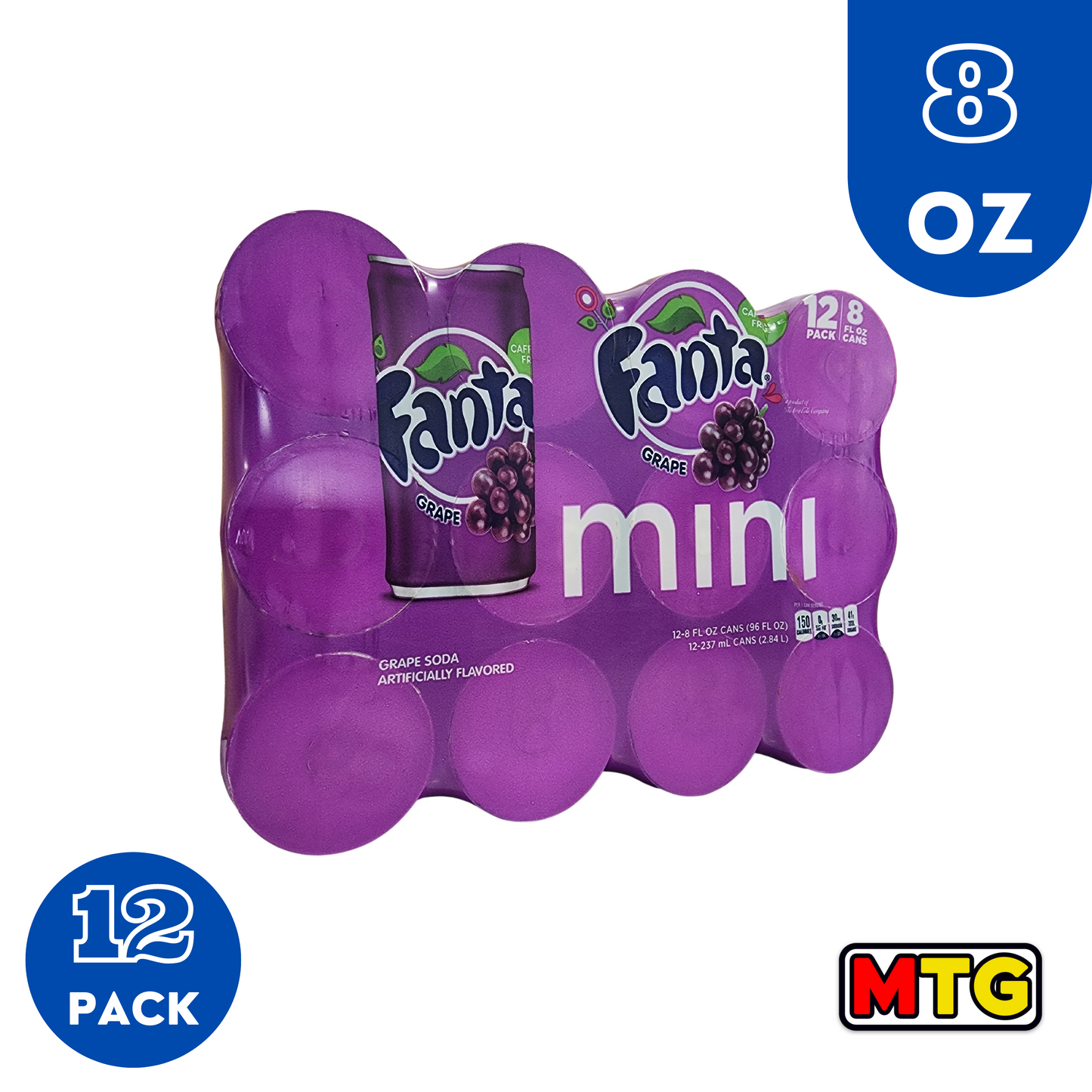 Refresco Fanta - Uva Mini 8oz (Caja 12 latas) – Morovis To Go